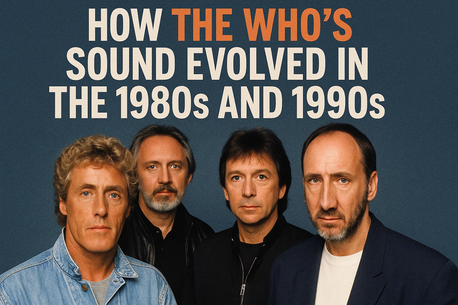How The Who’s Sound Evolved in the 1980s and 1990s